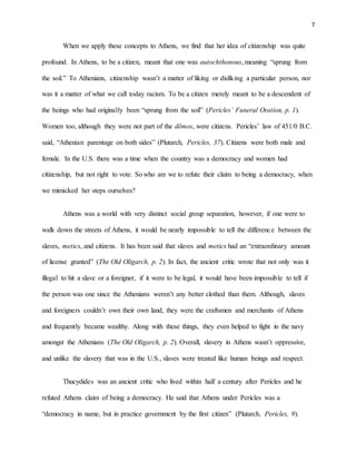 Term Paper 2- Athenian Democracy | DOCX