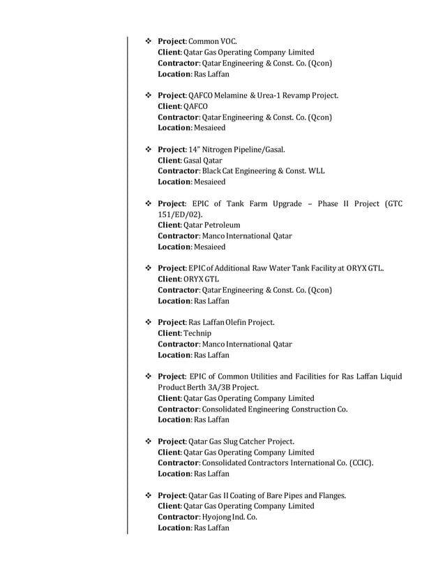 Samih.CV docx | DOCX | Construction Industry | Industries