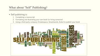 Traditional vs self-publishing | PPT