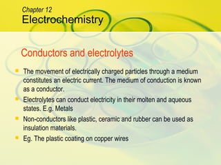 C12 electrochemistry | PPT