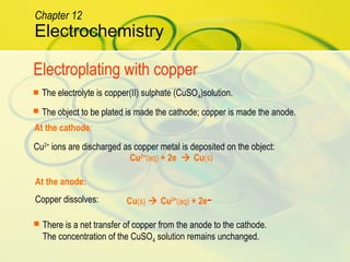 C12 electrochemistry | PPT