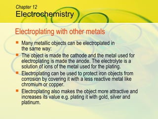 C12 electrochemistry | PPT