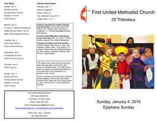 Jan. 4 bulletin (Communion) | PPT