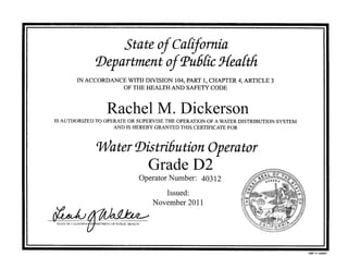 WT Certificate | PPT