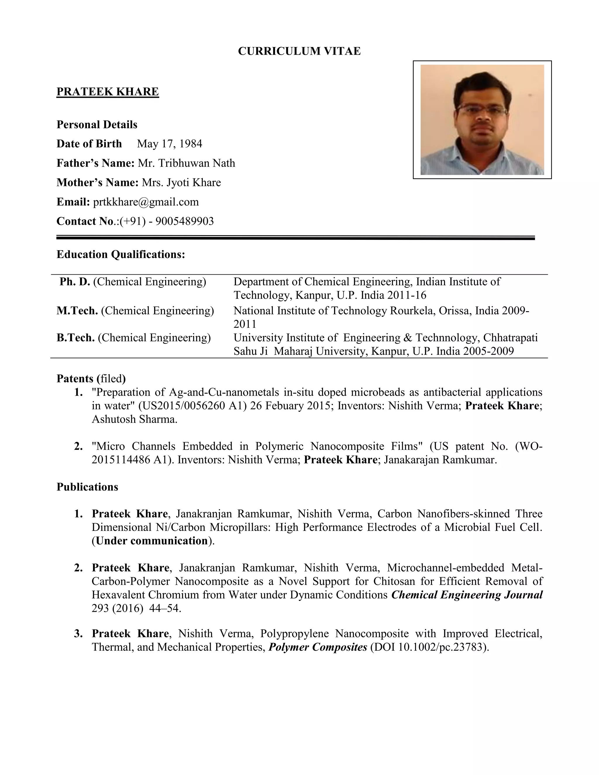 PRATEEK KHARE- | PDF