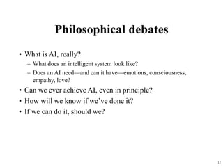 THE PHILOSOPHY OF AI: iNTRODUCTION, HISTORY AND FUTURE | PPT