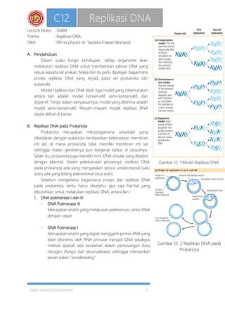 C12 Replikasi DNA | PDF