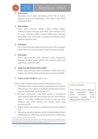 C12 Replikasi DNA | PDF