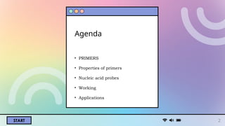 Primers and nucleic acid probes in dna technology | PPT