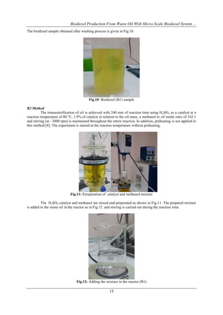 Biodiesel Production from waste Oil with Micro-Scale Biodiesel System ...