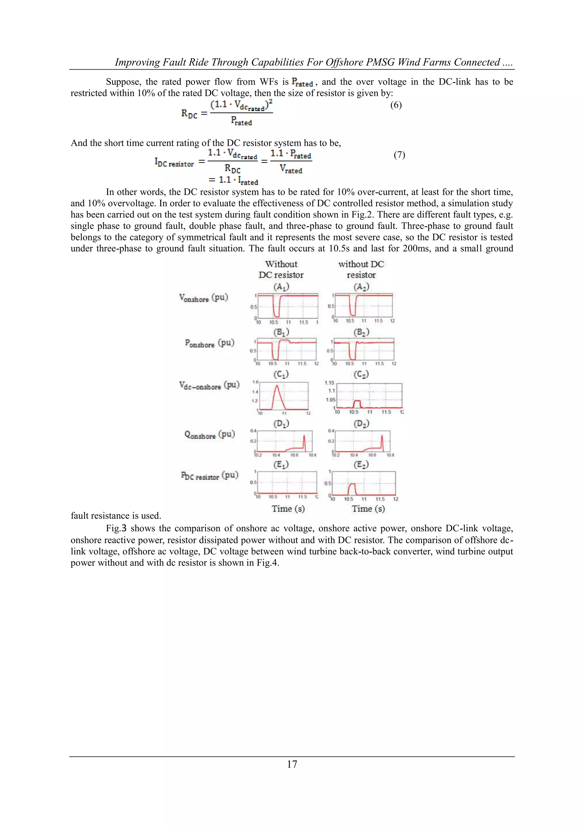 Improving Fault Ride ThroughCapabilities For Offshore PMSG Wind Farms Connected To VSC-HVDC ...