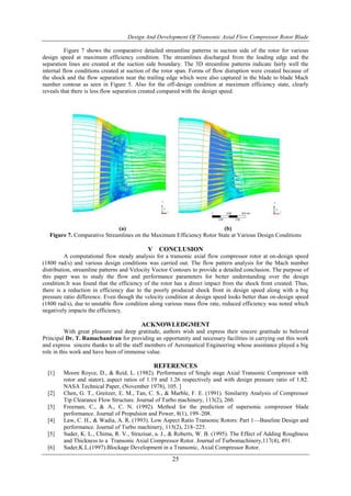 Design and Development of Transonic Axial Flow Compressor Rotor Blade | PDF