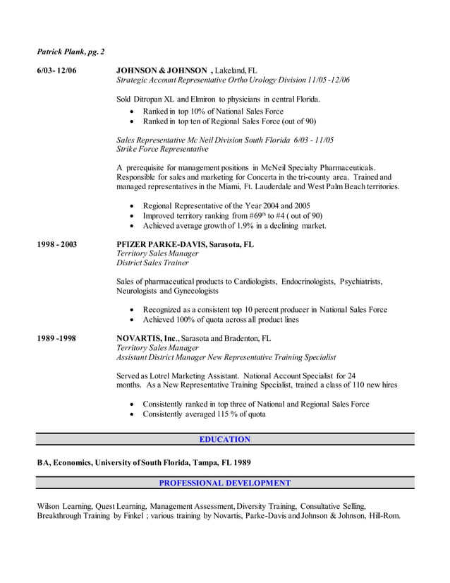 Patrick Plank 2015 Resume | PDF
