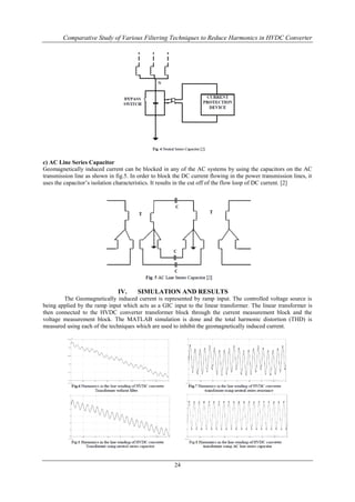 Comparative Study of Various Filtering Techniques to Reduce Harmonics in HVDC Converter ...