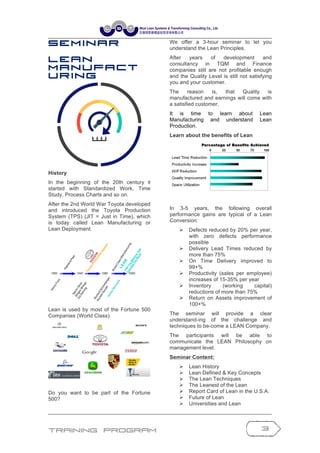 Wuxi LST Consulting Co_Ltd_Training Program | PDF