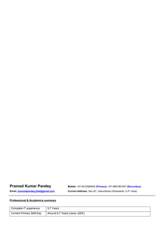 Pramod Kumar Pandey | DOC