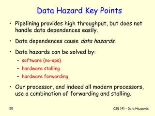 Digital principles and computer organisation -dataHazard.ppt