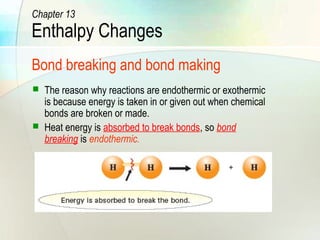 C13 enthalpy change | PPT