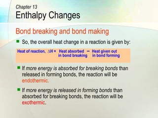 C13 enthalpy change | PPT