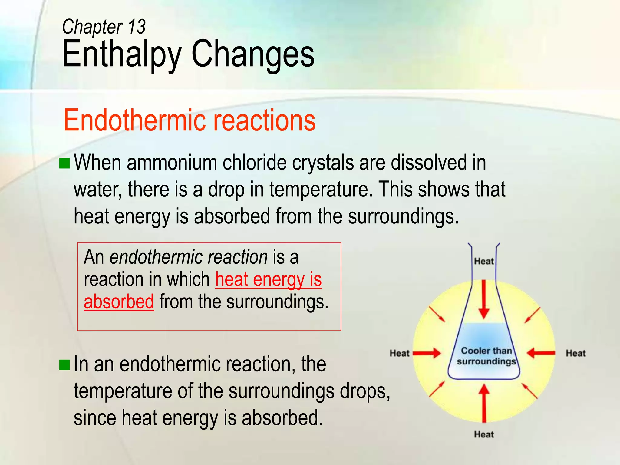 Enthalpy Change | PPT