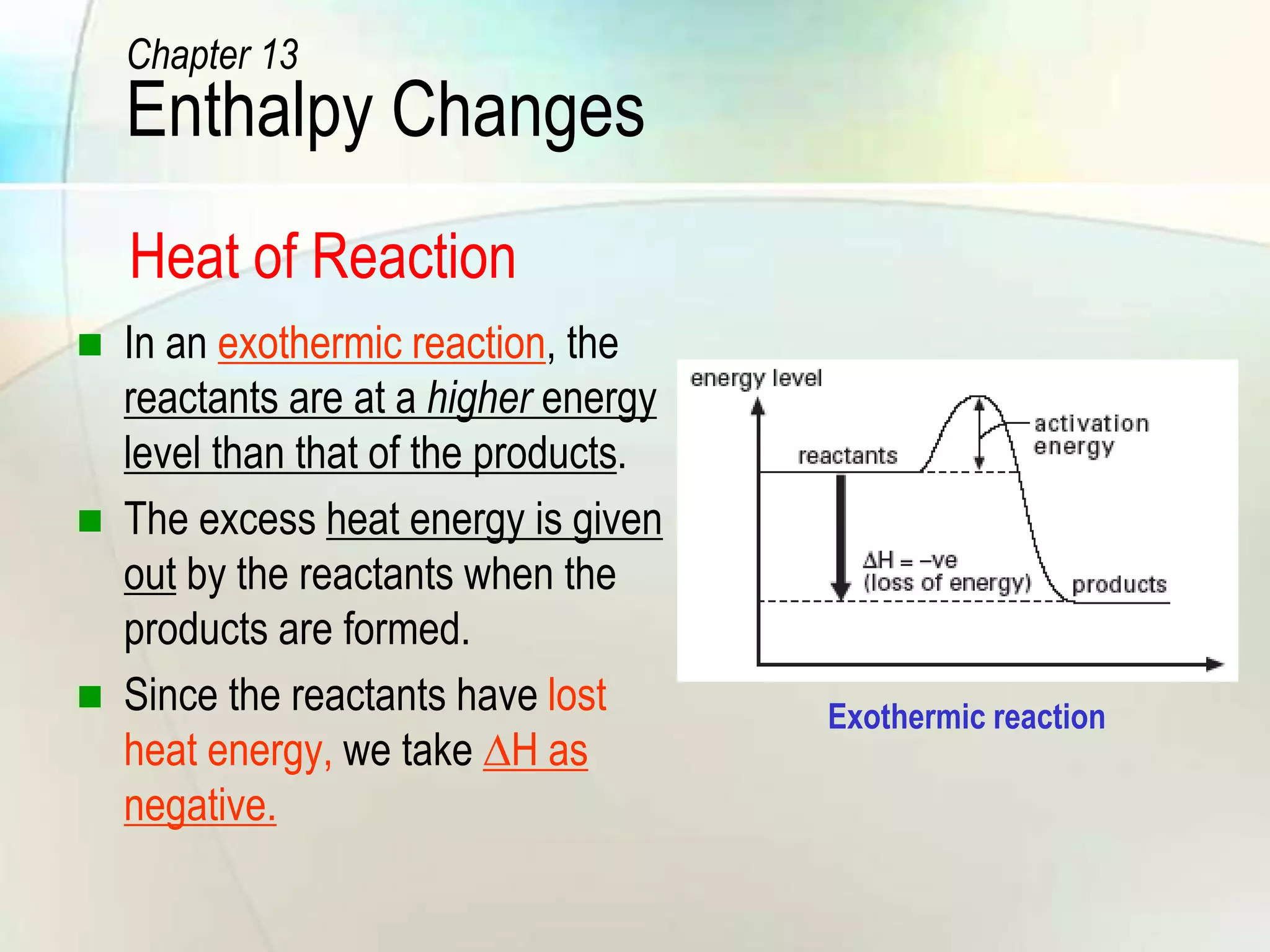 Enthalpy Change | PPT