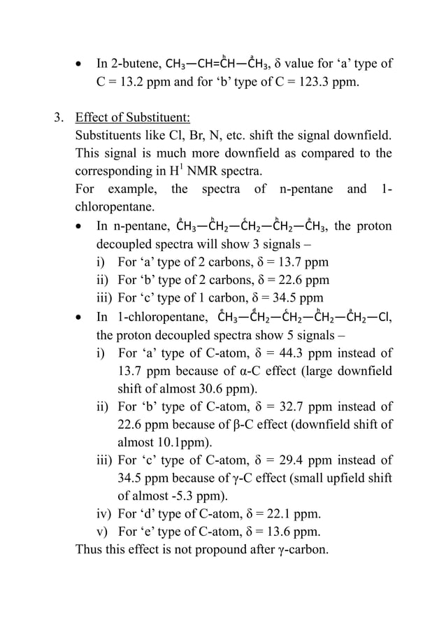 C13 NMR spectroscopy | PDF | Chemistry | Science