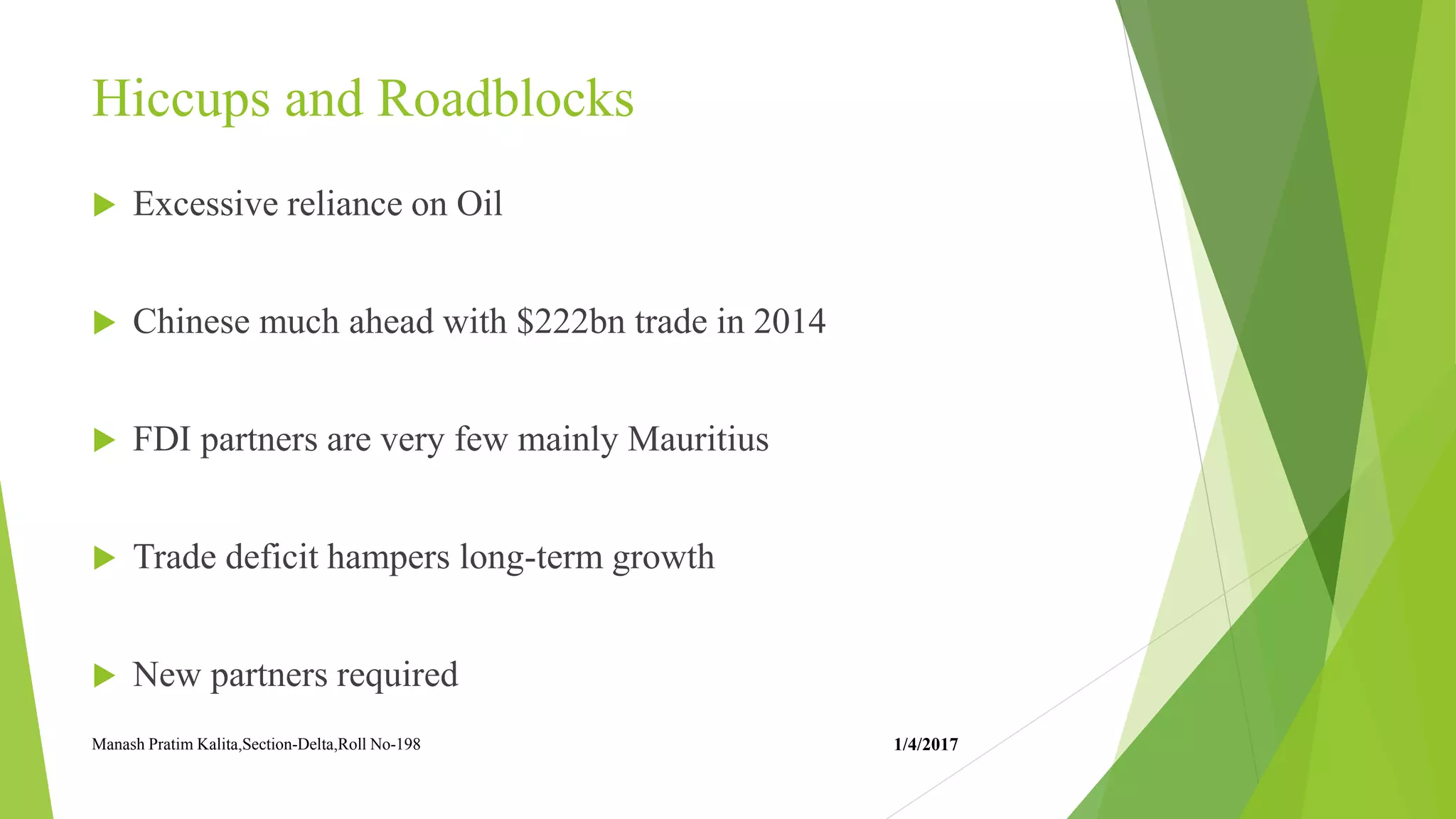 INDIA AFRICA TRADE | PPTX