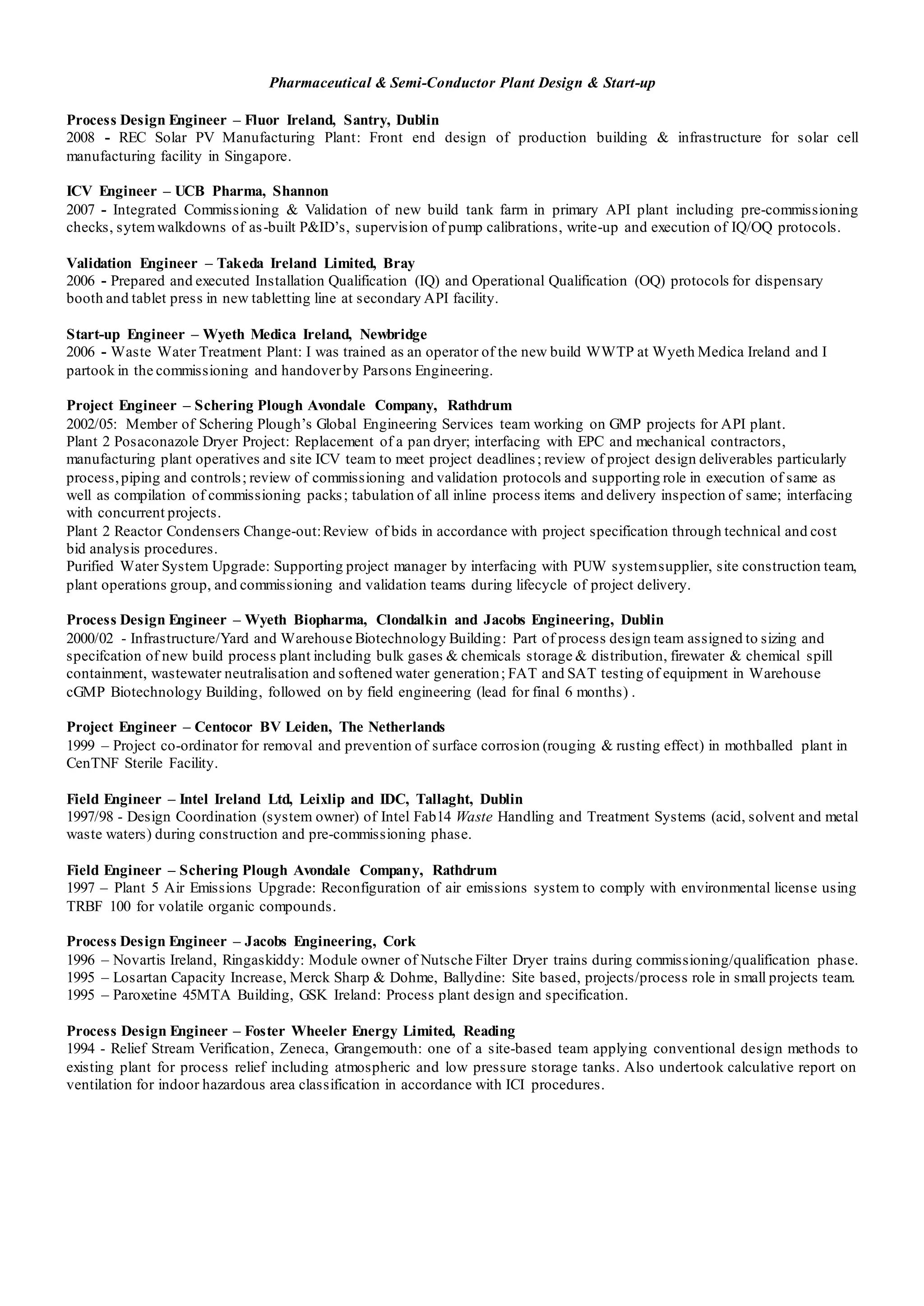 CV timothy o'donoghue 2016 | DOCX