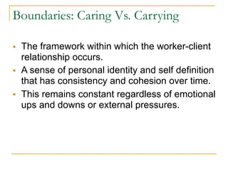 Professional Boundaries | PDF