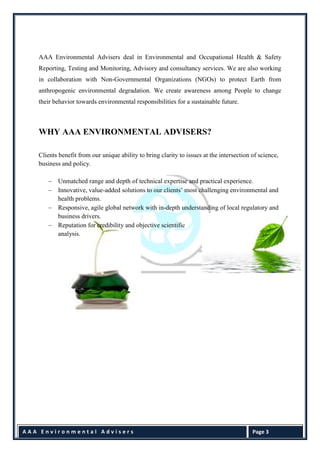 AAA ENVIRONMENTAL ADVISERS-LATEST revised | PDF