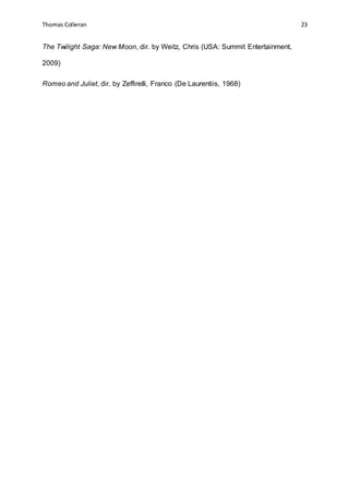 Adaptation, Young Adult Fiction, and Repressiveness in New Moon (2009 | PDF