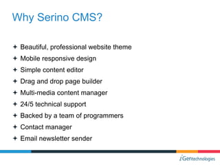iGen Technologies_Serino CMS | PPTX