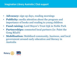 Support Early Literacy With the Imagination Library | PPT