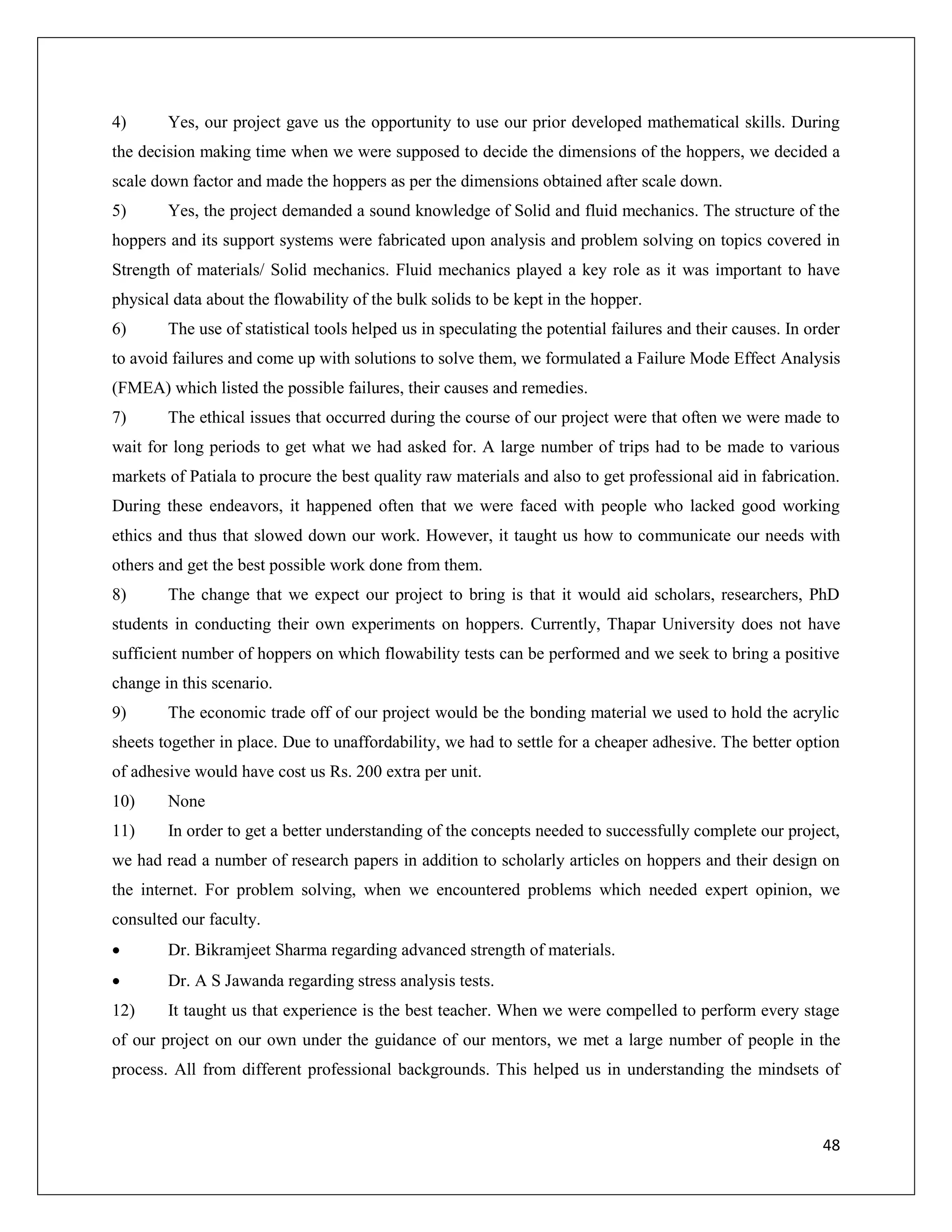 2_DesignAndFabricationOf_Hopper_MSD_report | PDF