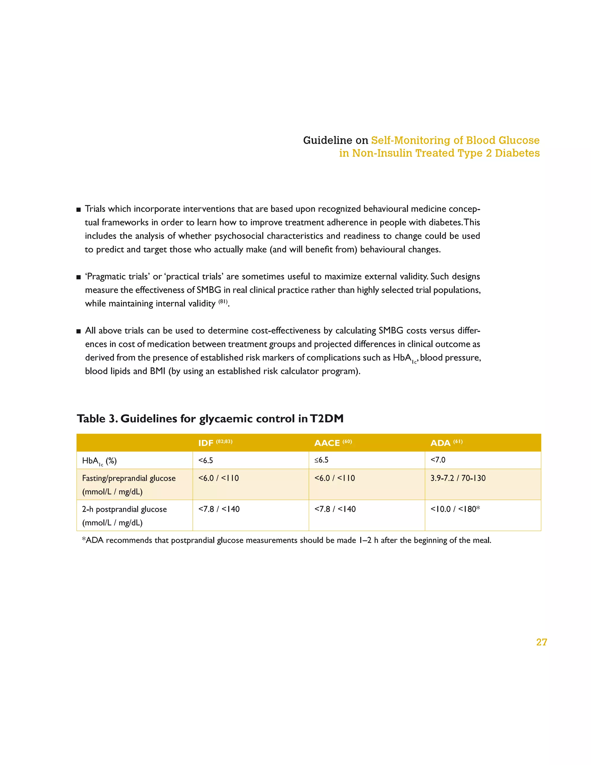 C14 idf guideline for smbg in non insulin treated type 2 diabetes 2009 ...