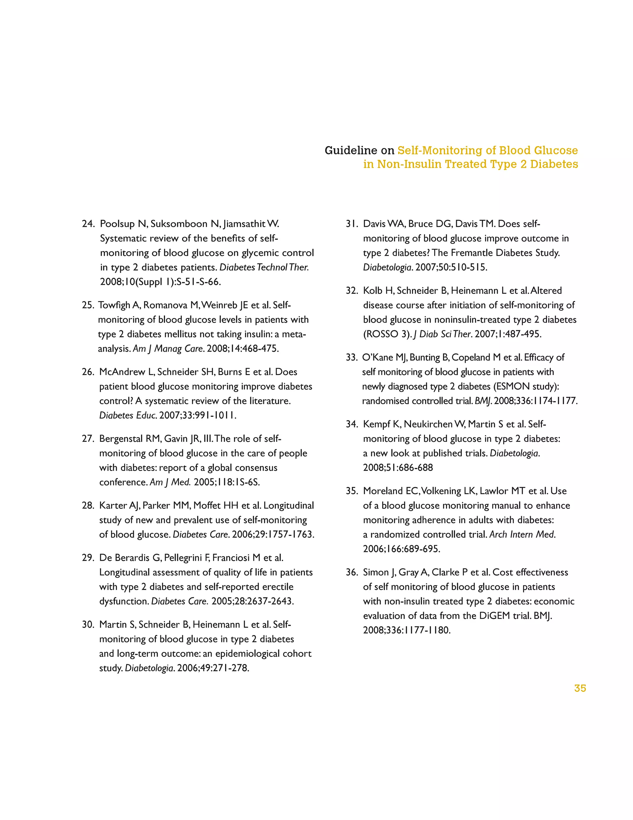 C14 idf guideline for smbg in non insulin treated type 2 diabetes 2009 ...