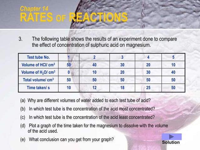 Rates of Reactions | PPT