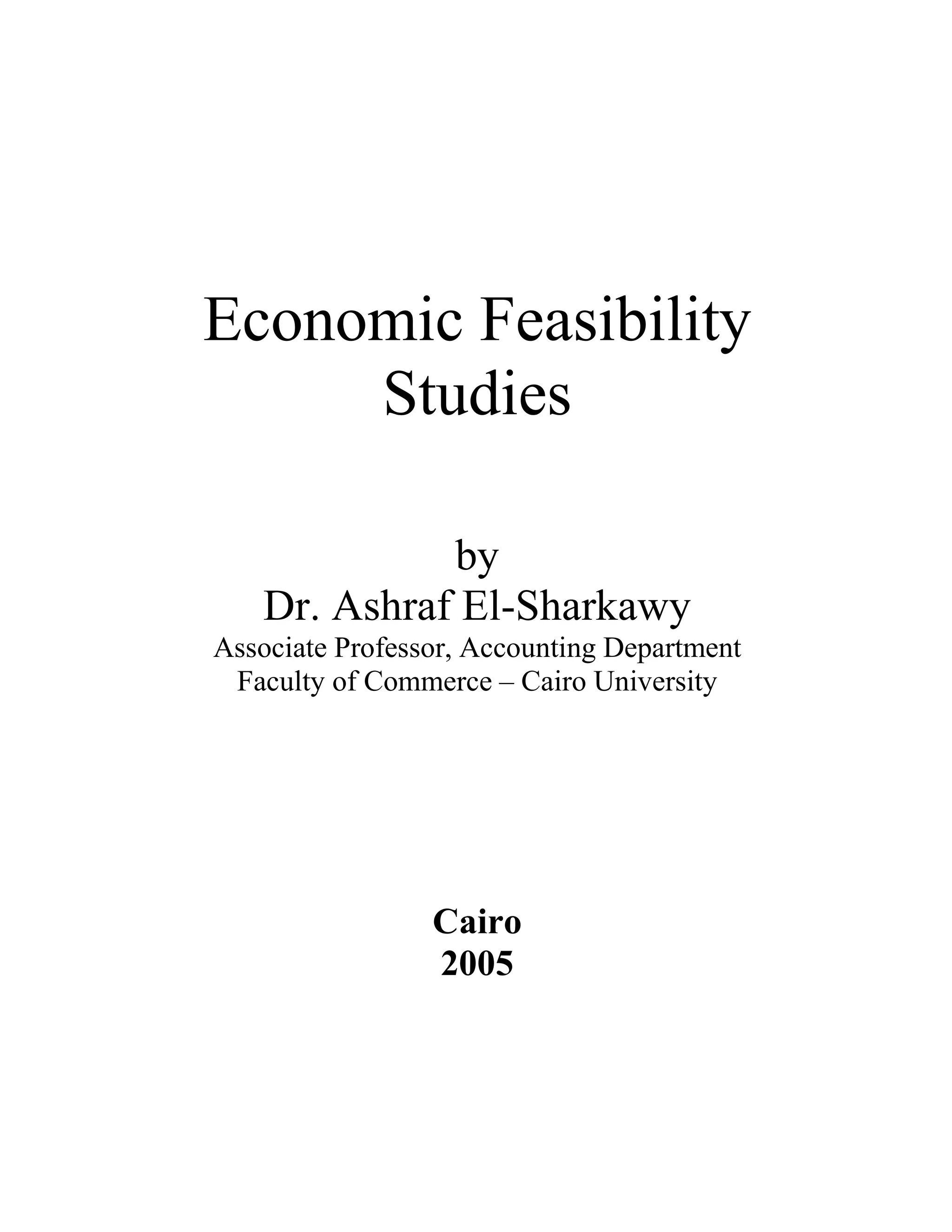 C15 1 Feasibility Studies | PDF