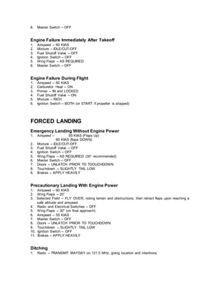 C 152 procedures | PDF
