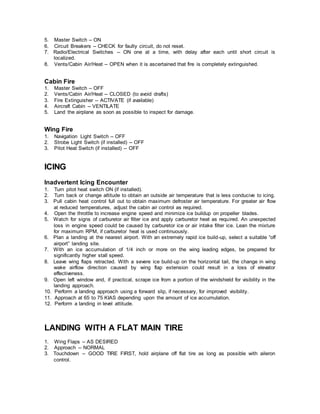 C 152 procedures | DOCX