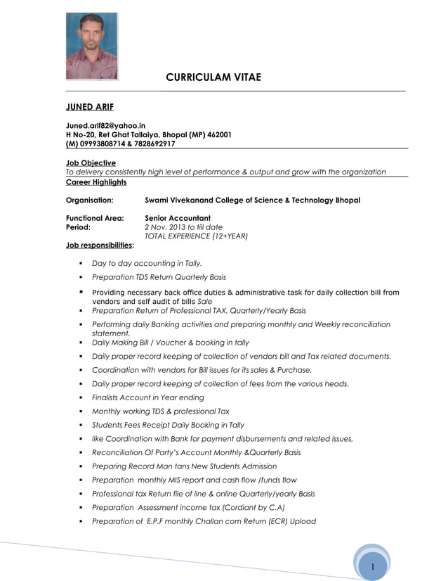 Resume LATES DT.23.1.16