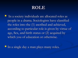 Community medicine C15 P04 CONCEPTS IN SOCIOLOGY 2.ppt