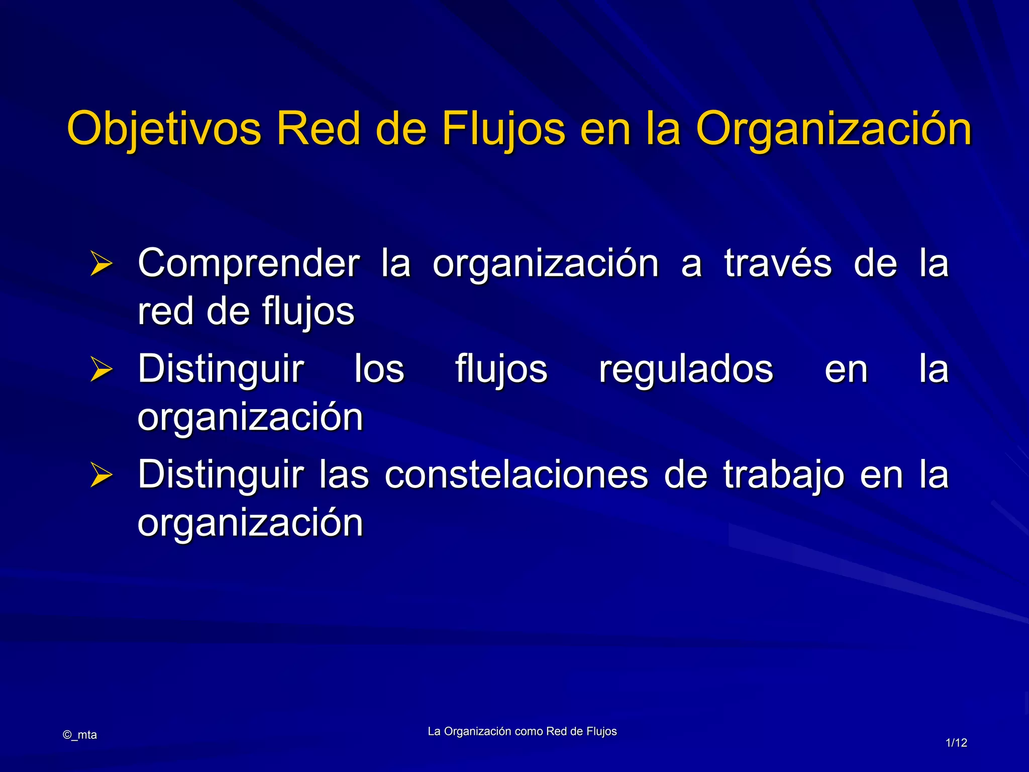 Red de Flujos en la Organización | PDF