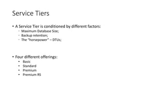 [db tech showcase Tokyo 2017] C16: Azure SQL Database - Are you ready ...