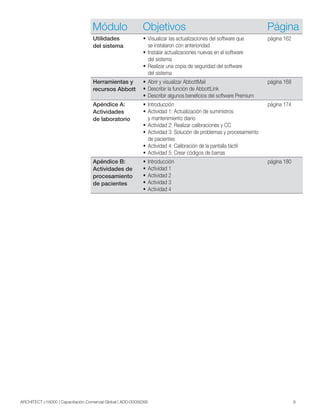 Abbott C16000 Manual Guia de capacitacion usuario - abbott | PDF