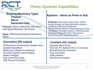 RCT Division Capabilities | PPTX
