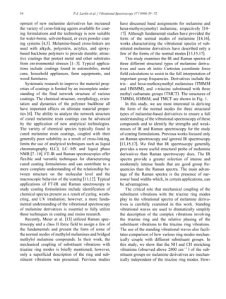 vibnspectr1998melamines | PDF | Chemistry | Science