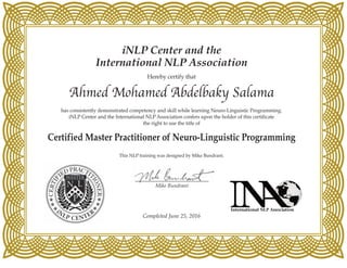 Ahmed Salama-inlp-master | PPT