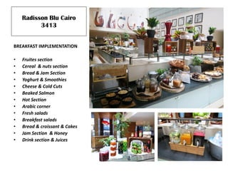 Radisson Blu Cairo BREAKFAST IMPLEMENTATION | PDF