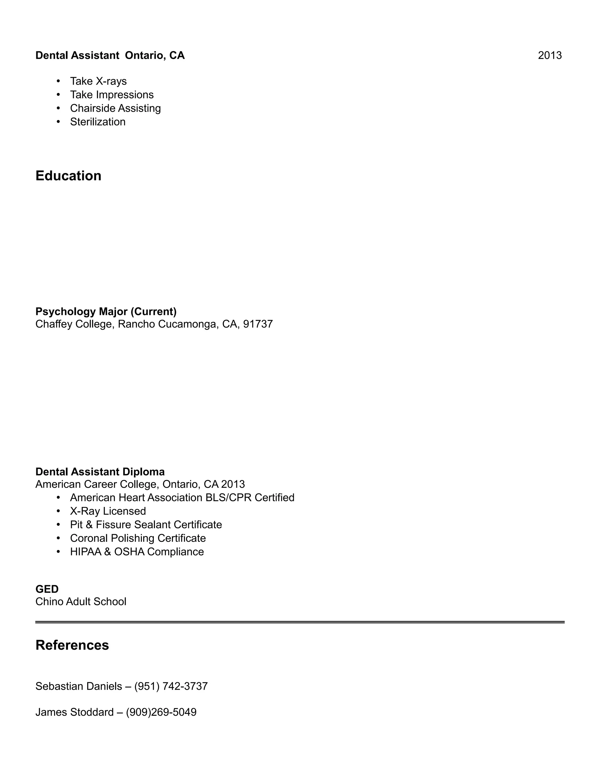 WITH REFERENCES NORAH RESUME 2016 | RTF